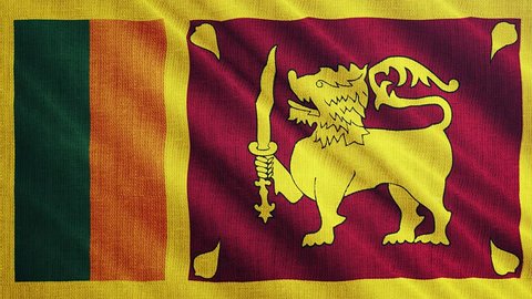 Sri Lanka Flag Waving 3d Animation Stock Footage Video (100% Royalty ...