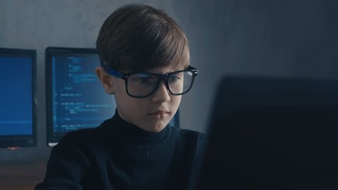 Male Female Programmers Talking Solving Problem Stock Footage Video ...