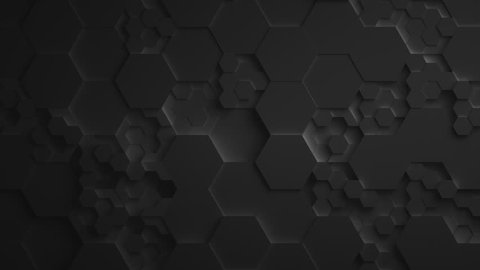 Abstract Hexagon Geometric Intro Animated Surface Stock Footage Video (100% Royalty-free ...