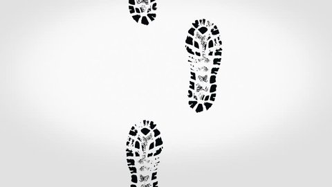 Shoe Prints Track Marks Vector Stock Vector (Royalty Free) 113024509