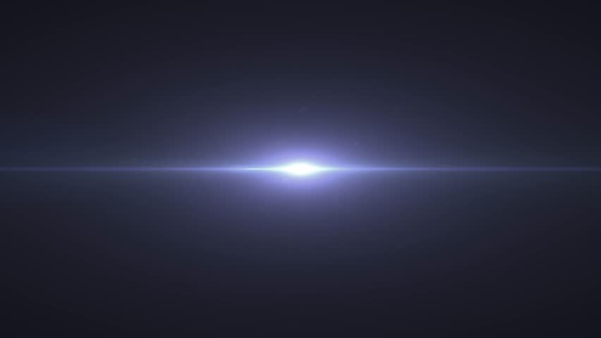 horizontal ray shining sphere light pulsating Stock Footage Video (100% ...