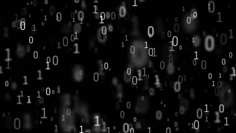 01 Binary Numbers On Computer Screen Stock Footage Video (100% Royalty ...