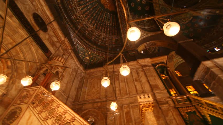 views inside muhammad ali mosque cairo Stock Footage Video (100% ...