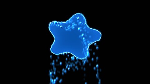 water transition element hand drawn pre-rendered Stock Footage Video ...