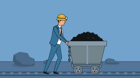 2d Animation Man Looking Tools Suitcase Stock Footage Video (100% ...