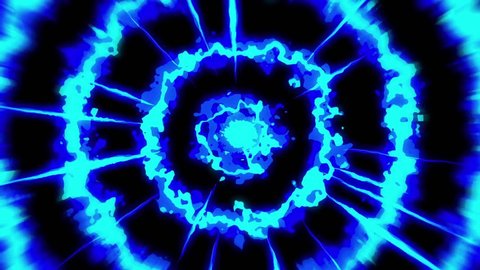abstract pulsing ring motion graphic element Stock Footage Video (100% ...