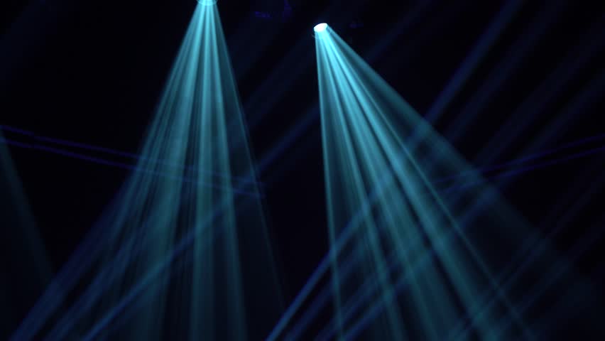 stage light rays breaking through haze Stock Footage Video (100% ...