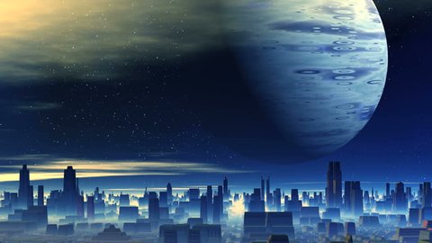 74 Dark alien planet city lights Stock Video Footage - 4K and HD Video ...