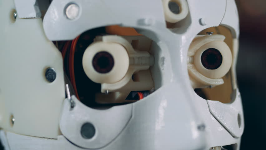 Moving Parts of a Robots Stock Footage Video (100% Royalty-free ...