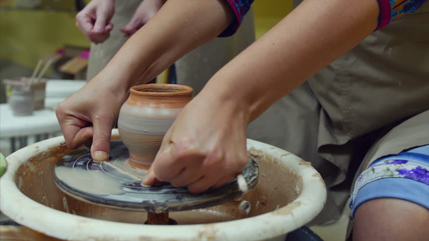 4k pot cut off string potter's Stock Footage Video (100% Royalty-free ...