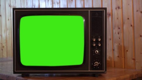 80s Television Green Screen You Can Stock Footage Video (100% Royalty ...