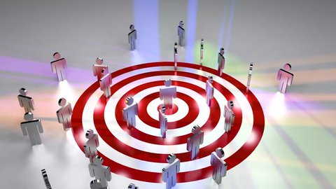 target audience animation marketing segmentation customer Stock Footage ...