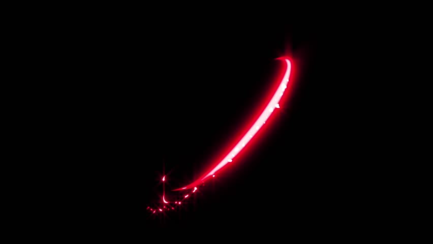 Lightning Sword Curve Animation, Cartoon Stock Footage Video (100% ...