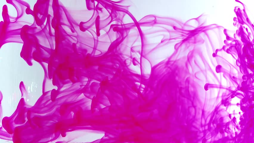 pink ink moving water Stock Footage Video (100% Royalty-free ...