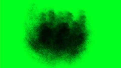 Dust Particles Flow On Green Screen Stock Footage Video (100% Royalty ...