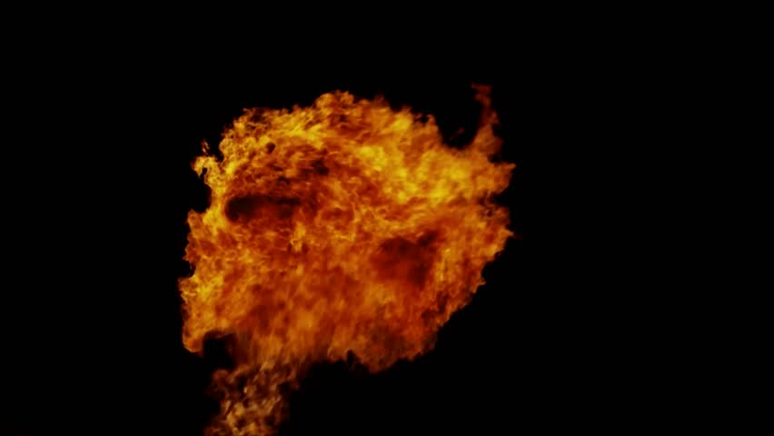 Fireball, Realistic Fire, Fullhd 1080i, Stock Footage Video (100% ...