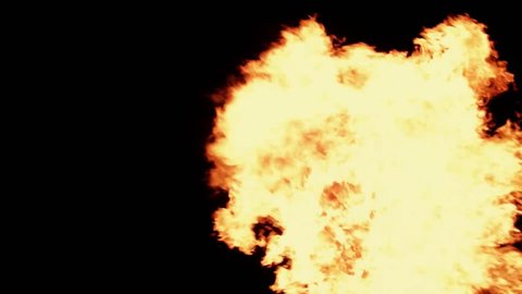 Fireball Realistic Fire Fullhd 1080i Hige Stock Footage Video (100% ...