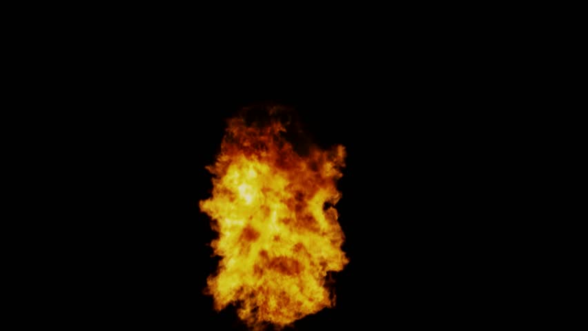 fireball realistic fire fullhd 1080i hige Stock Footage Video (100% ...