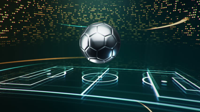 abstract animation drawing soccer field shape Stock Footage Video (100% ...