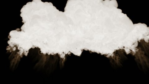 Ground Fog Effect Alpha Channel Transparent Stock Footage Video (100% ...