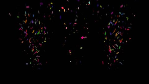 Confetti Explosions Animation Flying Down Stock Footage Video (100% Royalty-free) 1047264754 ...