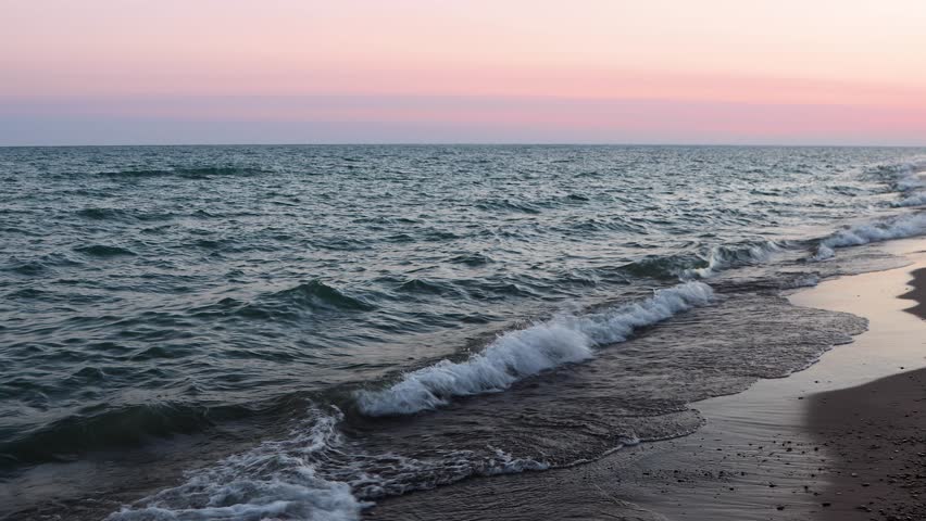 Landscape and Seascape of the great lakes and beach in Michigan image ...