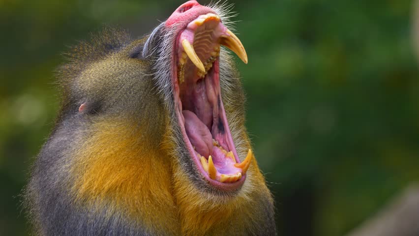 Yawning Monkey Stock Video Footage - 4K and HD Video Clips | Shutterstock