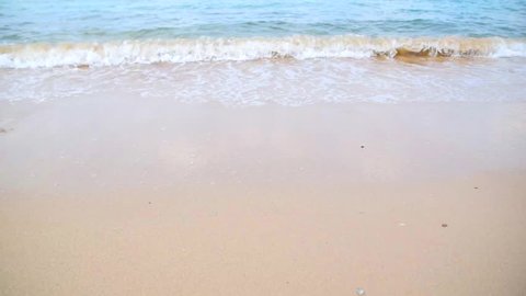 surf on sand beach Stock Footage Video (100% Royalty-free) 1671133 ...