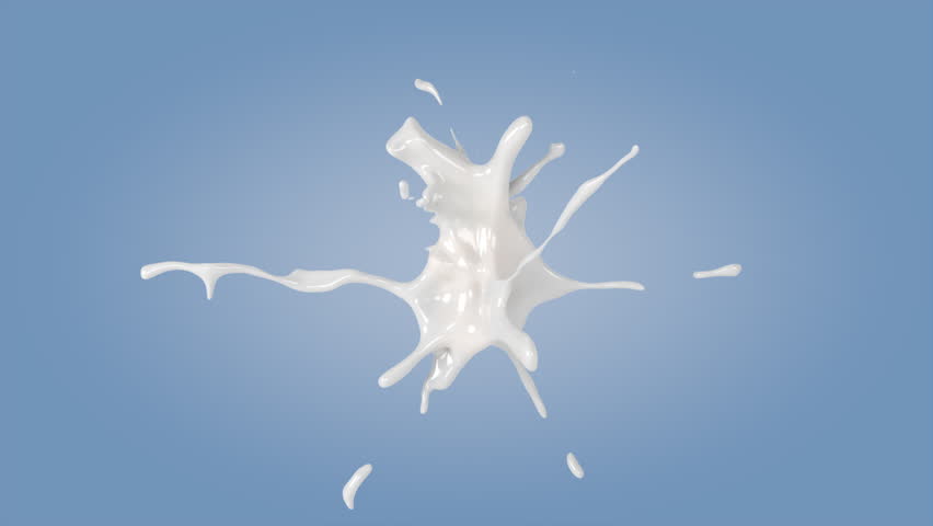 Animation of the Milk Splashing Stock Footage Video (100% Royalty-free ...