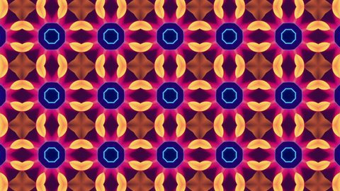 Kaleida Shapes Seamless Quick Background Kaleidoscopic Stock Footage ...