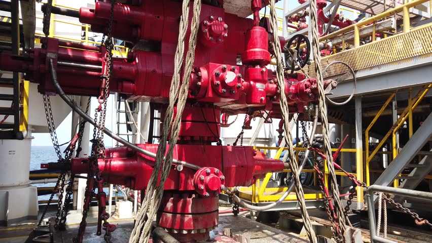 Blow Out Preventer (bop) for Stock Footage Video (100% Royalty-free ...