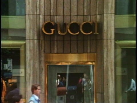 New York City 1994 Gucci Store Stock Footage Video (100% Royalty-free ...