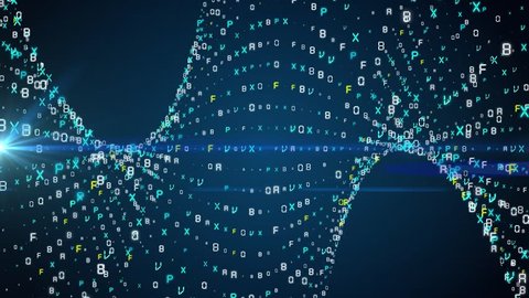Digital Binary Code Background Loop Fly Stock Footage Video (100% Royalty-free) 1024466213 ...