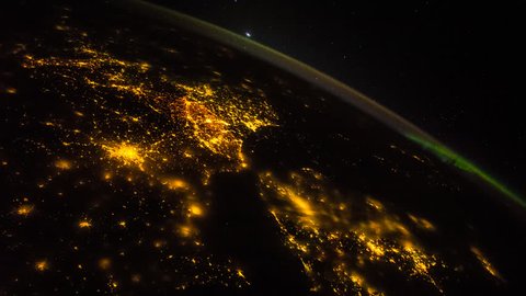 Planet Earth Seen International Space Station Stock Footage Video (100% ...