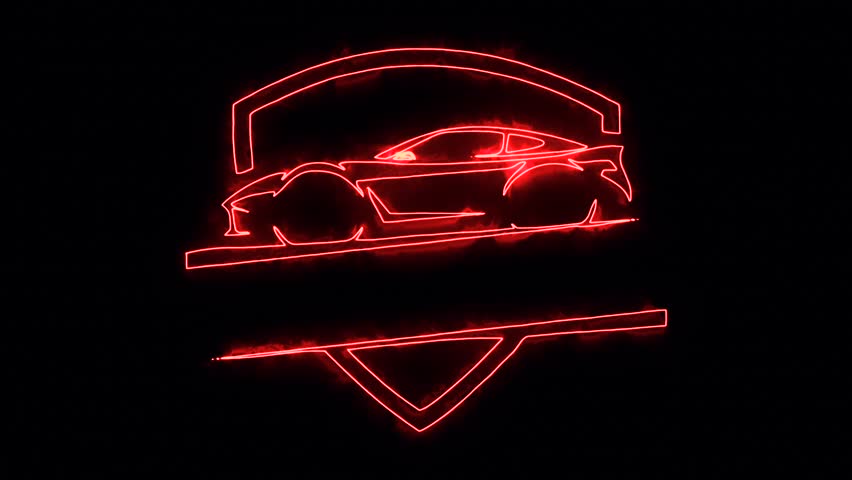 red sport car animated logo reveal: วิดีโอสต็อก (ปลอดค่าลิขสิทธิ์ 100% ...