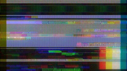 data glitch 034 streaming video malfunction Stock Footage Video (100% ...