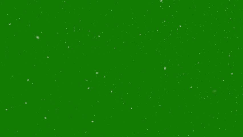 White Particles On a Green Stock Footage Video (100% Royalty-free ...