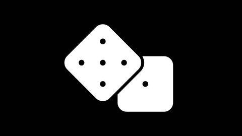 Glitch Effect Arises Dice Symbol Tv Stock Footage Video (100% Royalty ...