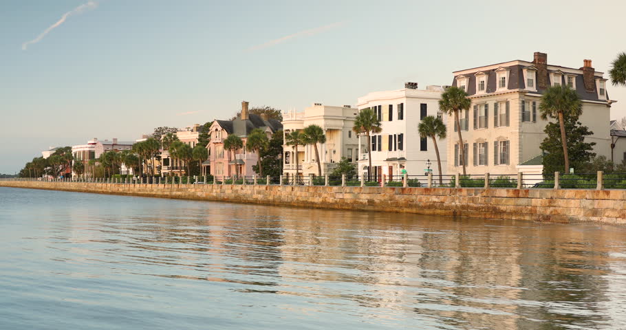 Battery Row Charleston Stock Video Footage - 4K and HD Video Clips ...