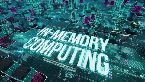 Inmemory Computing Digital Technology Concept Stock Footage Video (100% ...