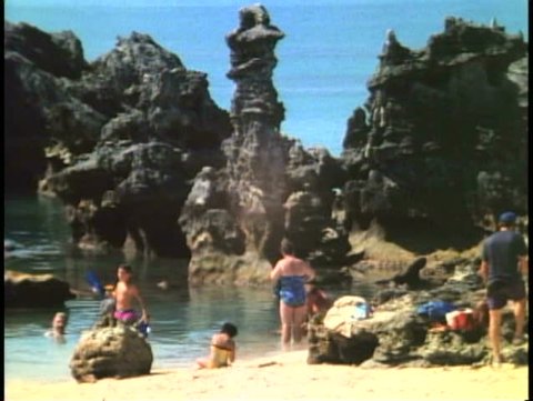 St George Bermuda 1994 Rock Formations Stock Footage Video (100% ...