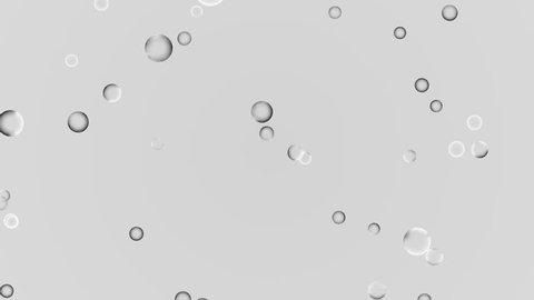 falling oxygen drops water super slow Stock Footage Video (100% Royalty ...