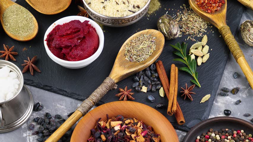 Spices and Seasonings for Cooking Stock Footage Video (100% Royalty ...