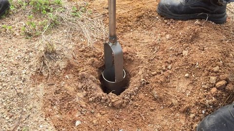 Soil Boring Soil Sampling By Core Stock Photo 1241657575 | Shutterstock