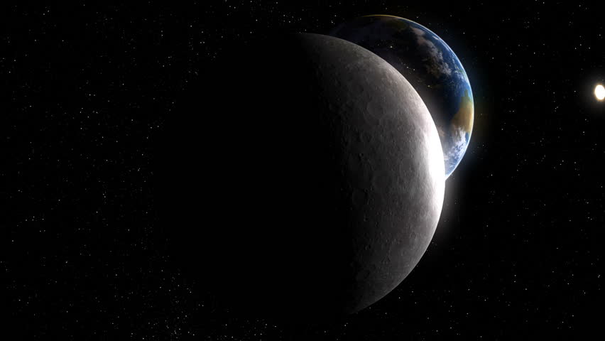 neptune rotating spinning full rotation seamless Stock Footage Video ...