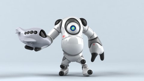 Technology Mascot Robot Innovation Science Fiction Stock Vector ...