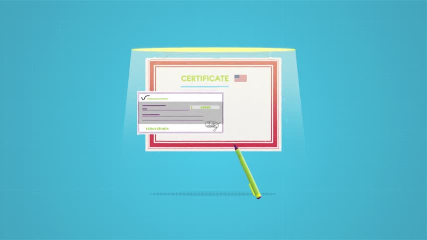 Award cheque template Stock Video Footage - 4K and HD Video Clips ...