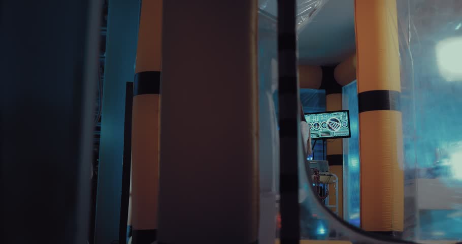 alien lies on operating table laboratory Stock Footage Video (100% ...