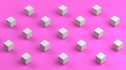 Abstract 3d Rendering Geometric Shapes Computer Stock Footage Video ...