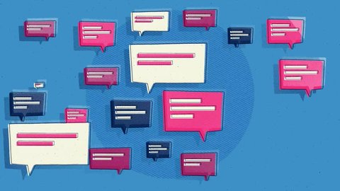 Template Chat Bot Messages Wireframe Set Stock Vector (Royalty Free ...